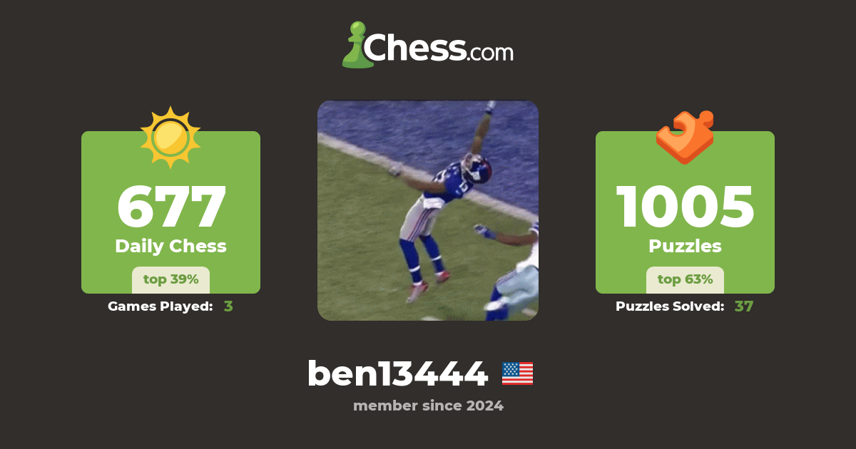 Benjamin Adams (ben13444) - Chess Profile - Chess.com
