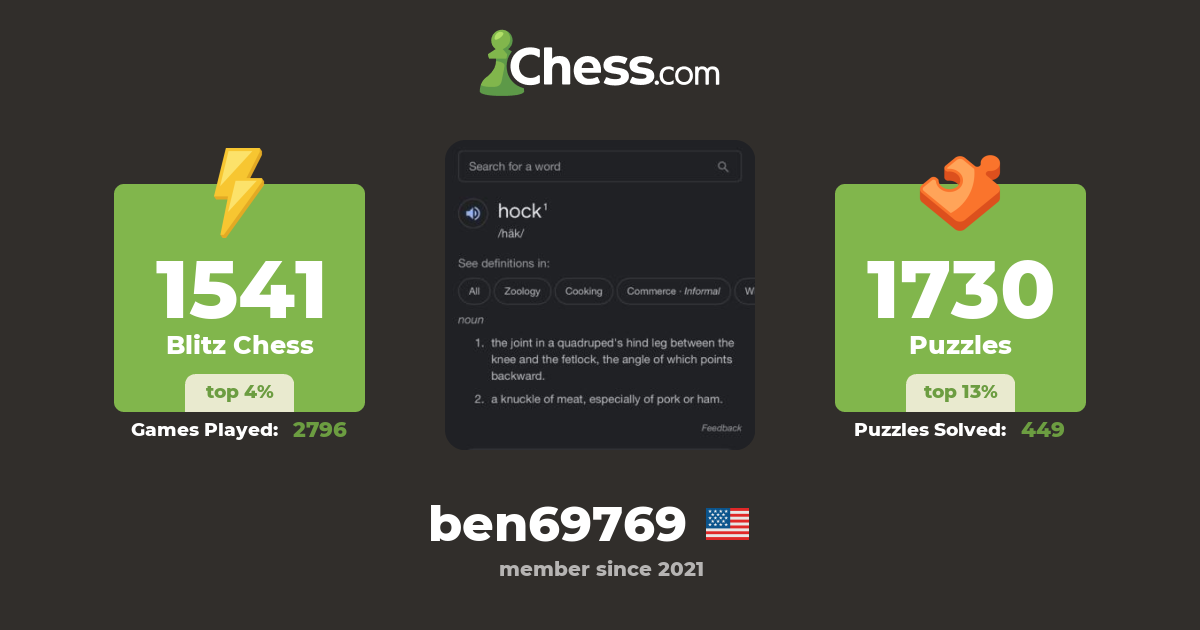 Ben (ben69769) - Chess Profile - Chess.com