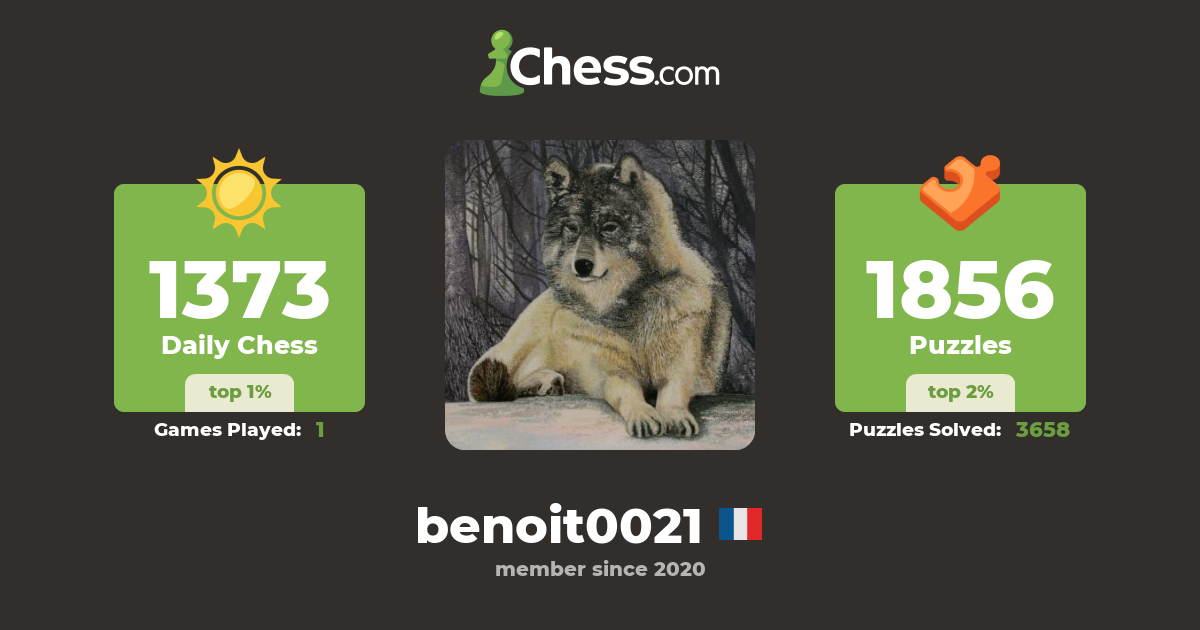 Benoît Laurençon (benoit0021) - Chess Profile - Chess.com