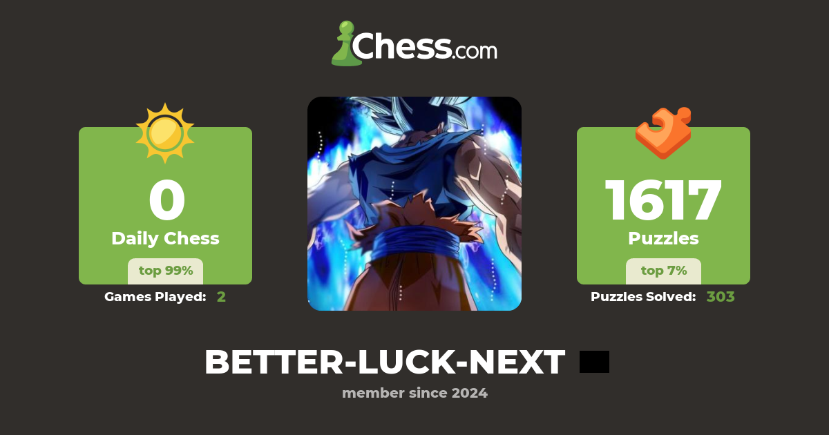 BETTER-LUCK-NEXT - Chess Profile - Chess.com