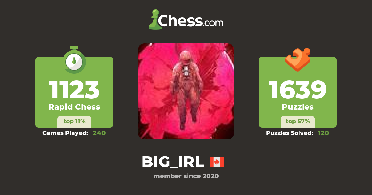 big irl (BIG_IRL) - Chess Profile - Chess.com