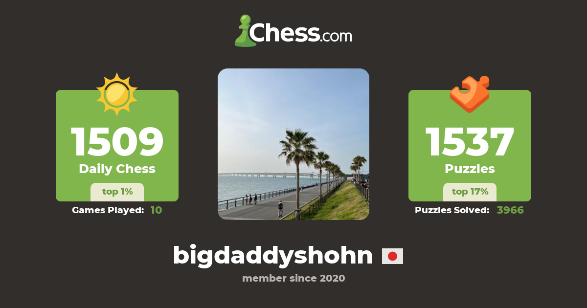 Shohn Fujita (bigdaddyshohn) - Chess Profile - Chess.com
