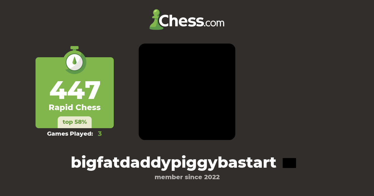 bigfatdaddypiggybastart - Chess Profile - Chess.com