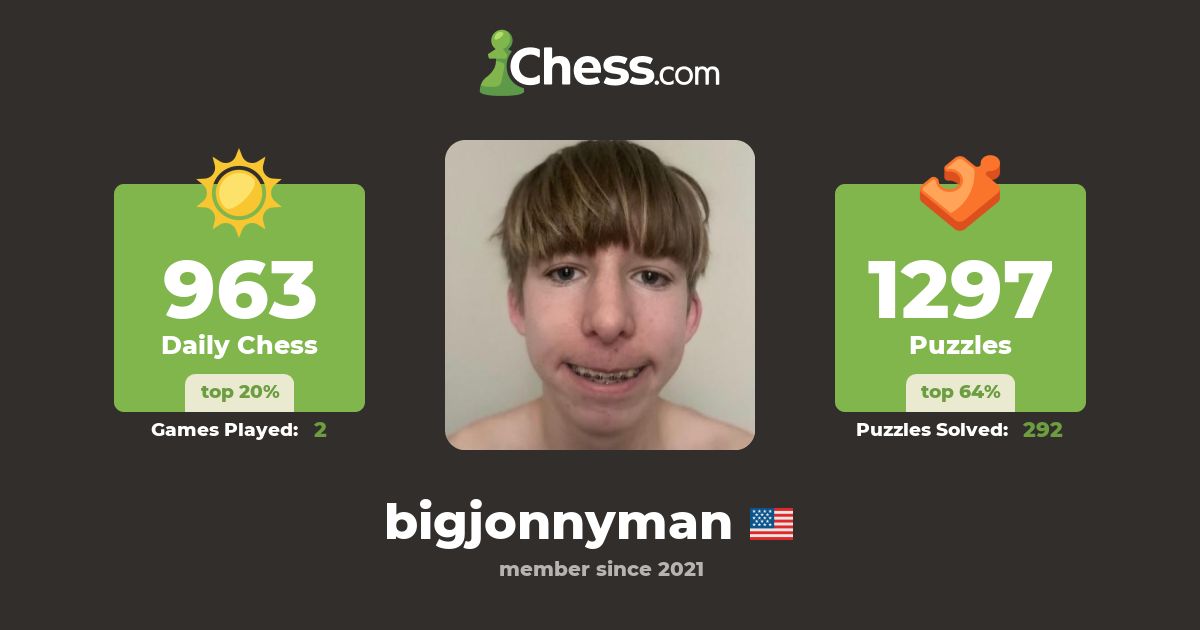 Jonathan Carlile (bigjonnyman) - Chess Profile - Chess.com