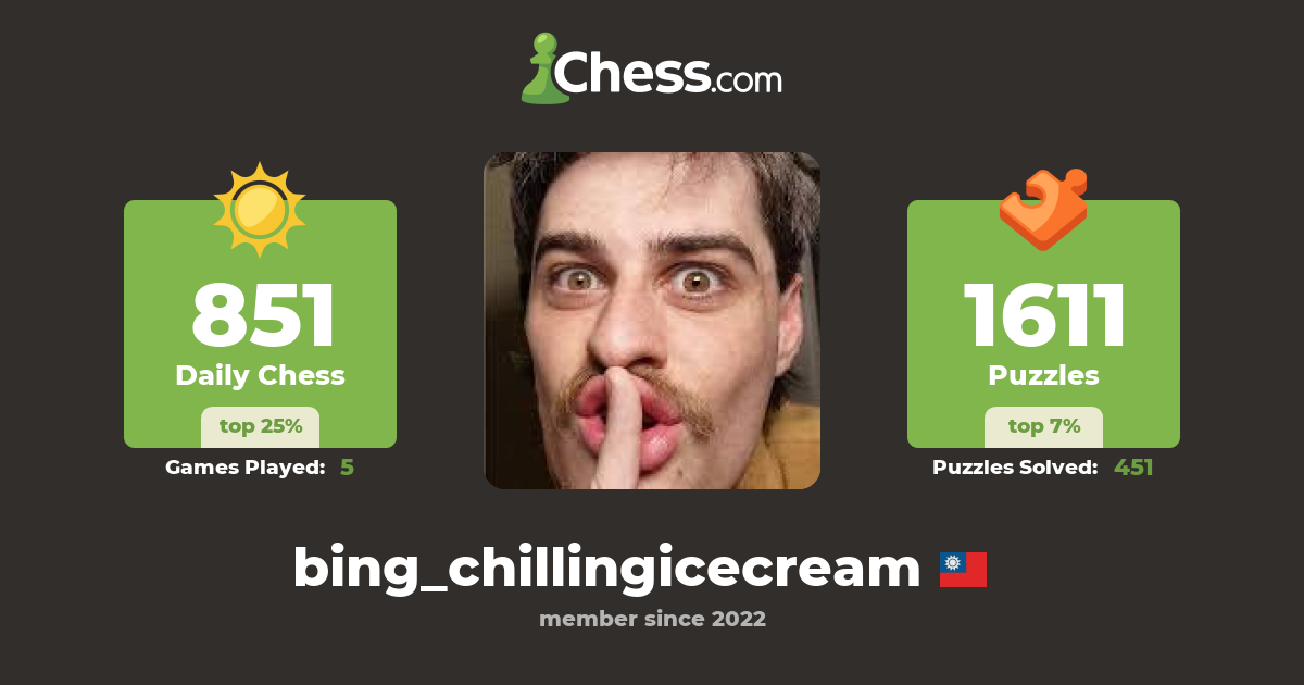 bing_chillingicecream - Chess Profile - Chess.com