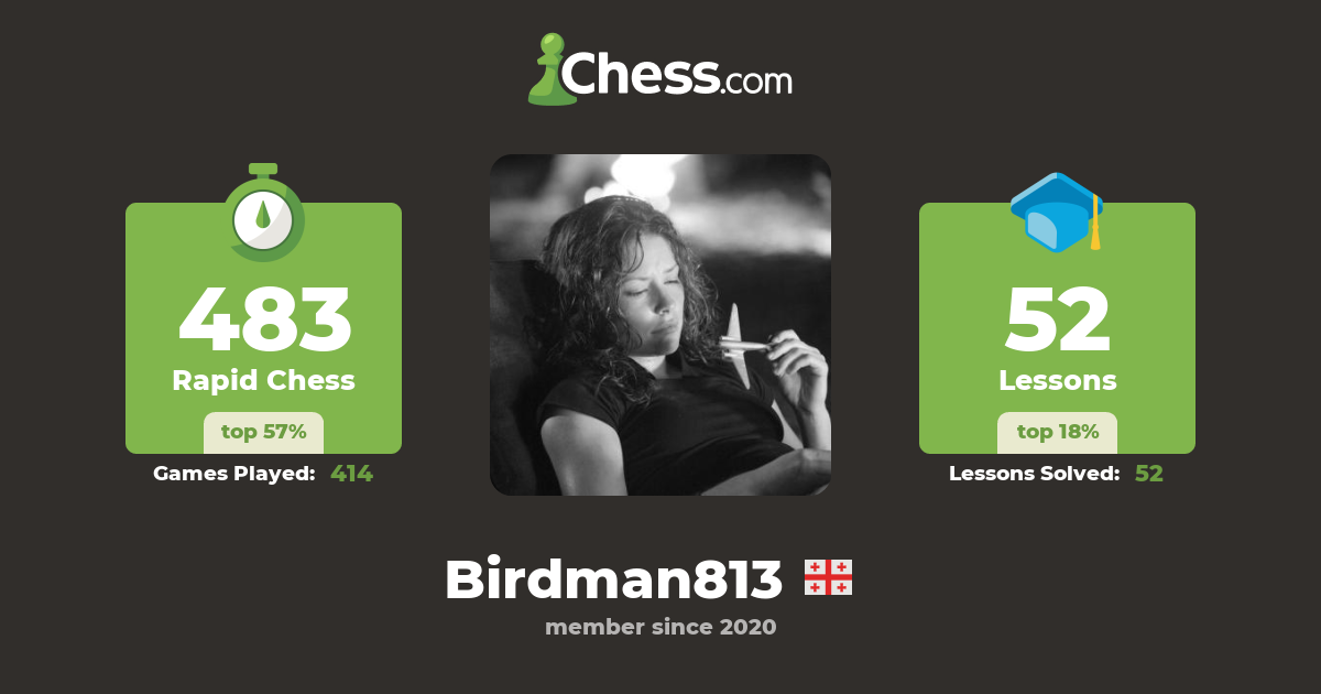 Atuka Gujabidze (Birdman813) - Chess Profile - Chess.com