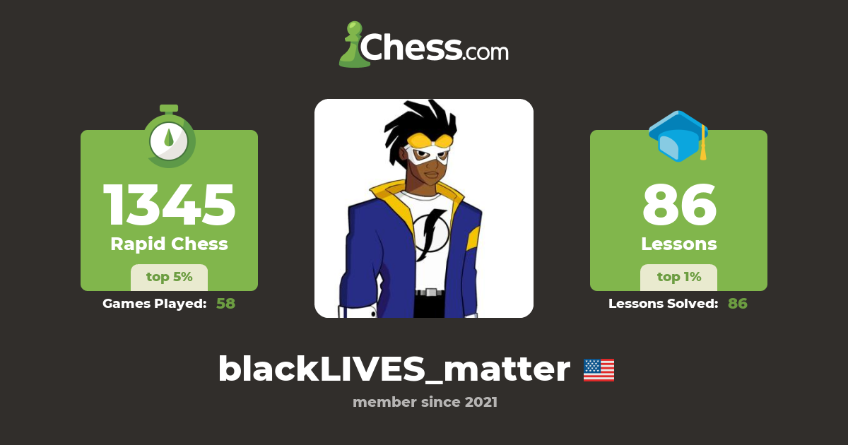 blackLIVES_matter - Chess Profile - Chess.com