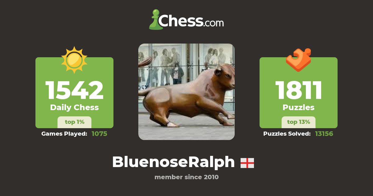 Ralph Houston (BluenoseRalph) - Chess Profile - Chess.com