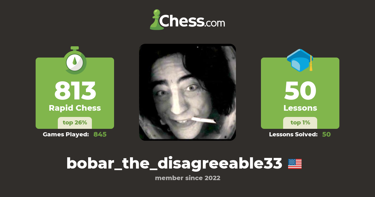 bobar_the_disagreeable33 - Chess Profile - Chess.com