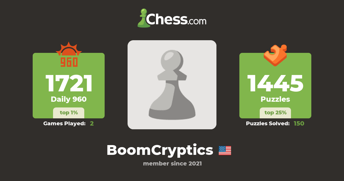 BoomCryptics - Chess Profile - Chess.com