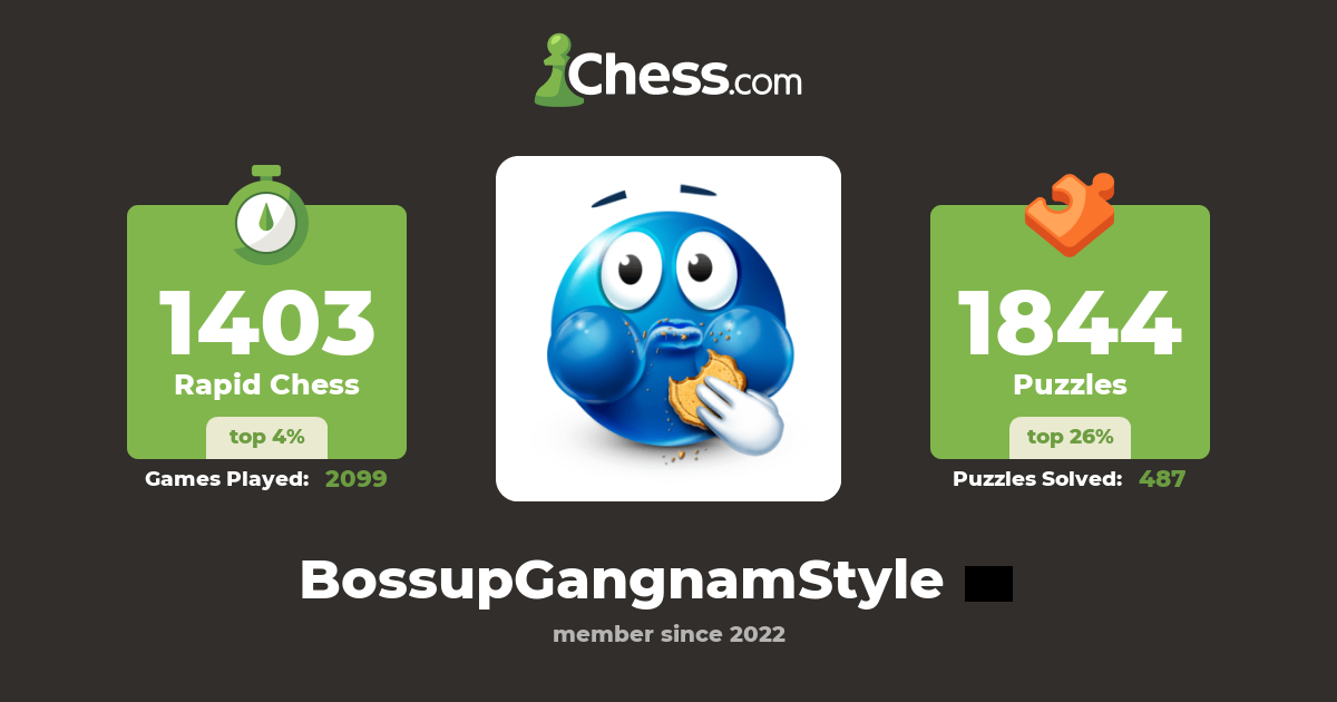 BossupGangnamStyle - Chess Profile - Chess.com