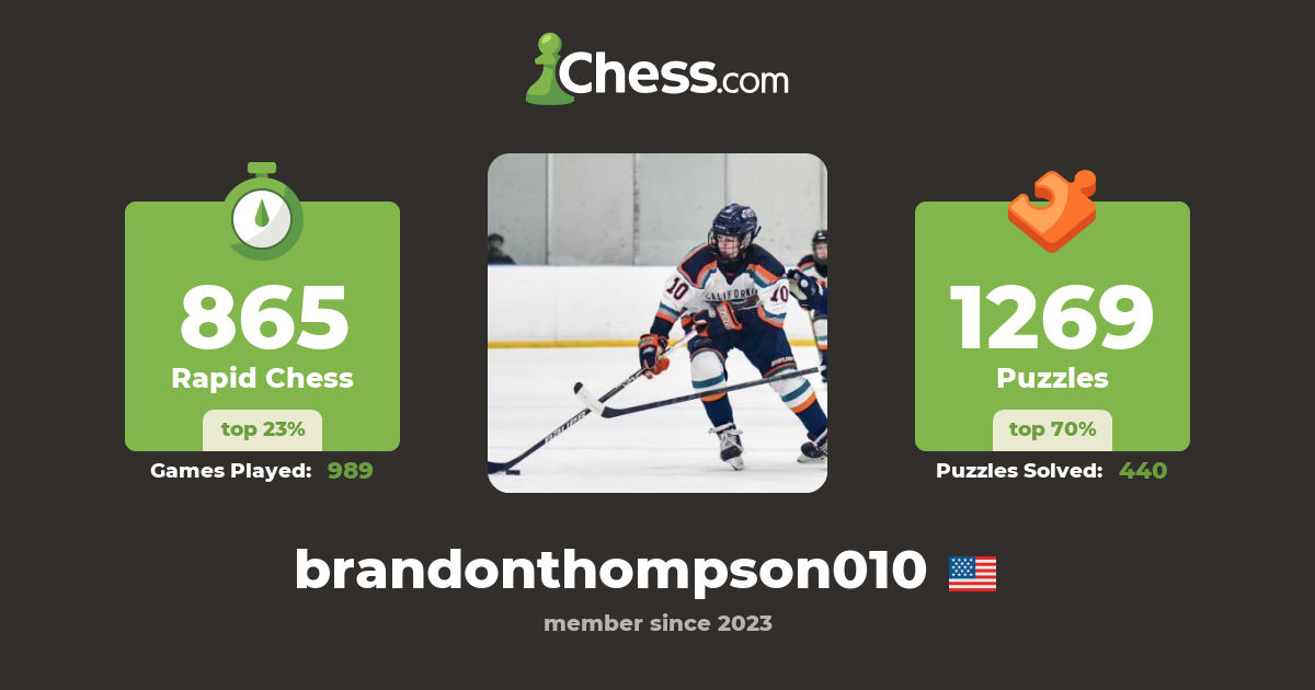 Brandon Thompson (brandonthompson010) - Chess Profile - Chess.com