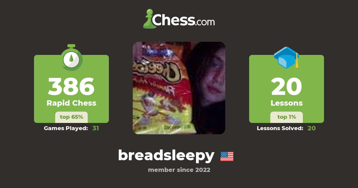 Bread Sleepy (breadsleepy) - Chess Profile - Chess.com