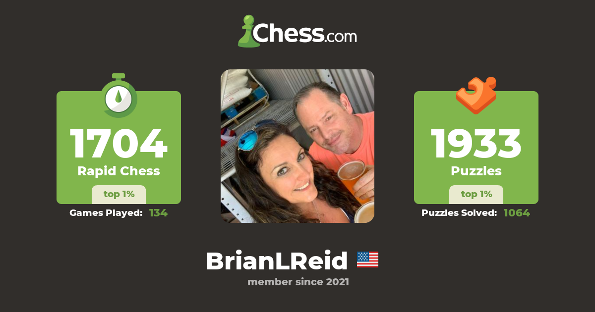 Brian Reid (BrianLReid) - Chess Profile - Chess.com