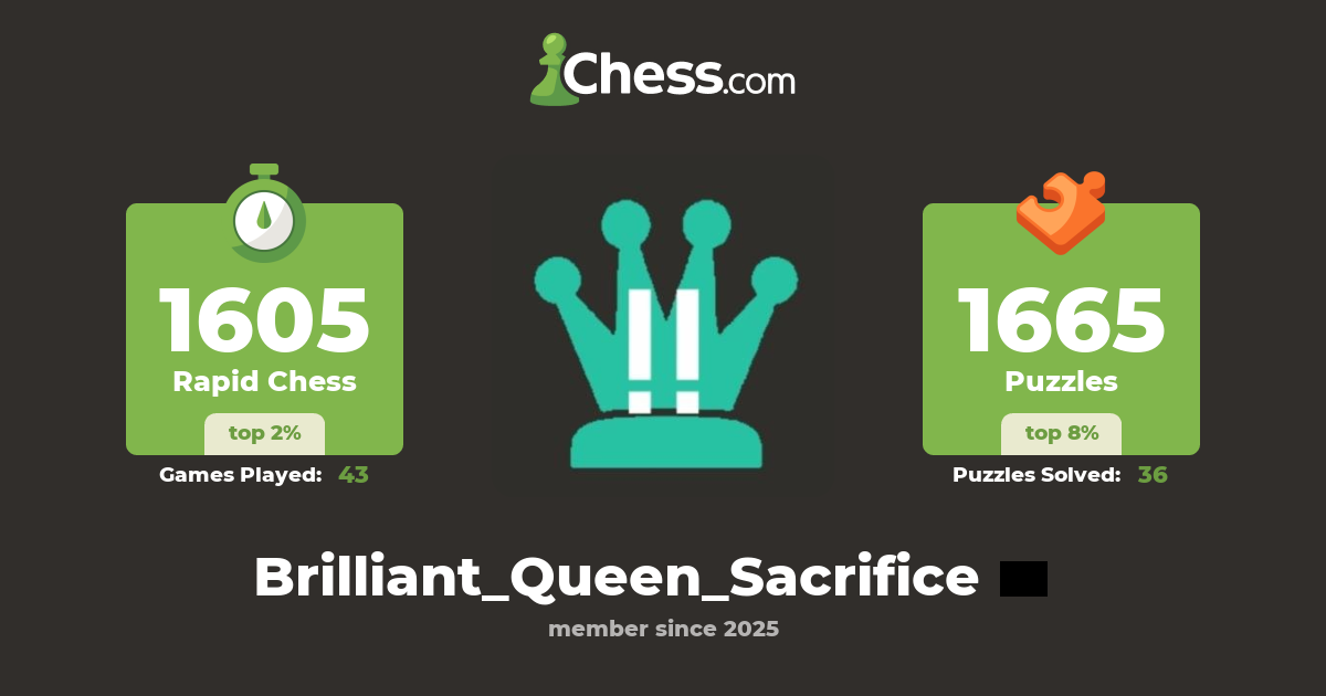 Brilliant_Queen_Sacrifice - Chess Profile - Chess.com