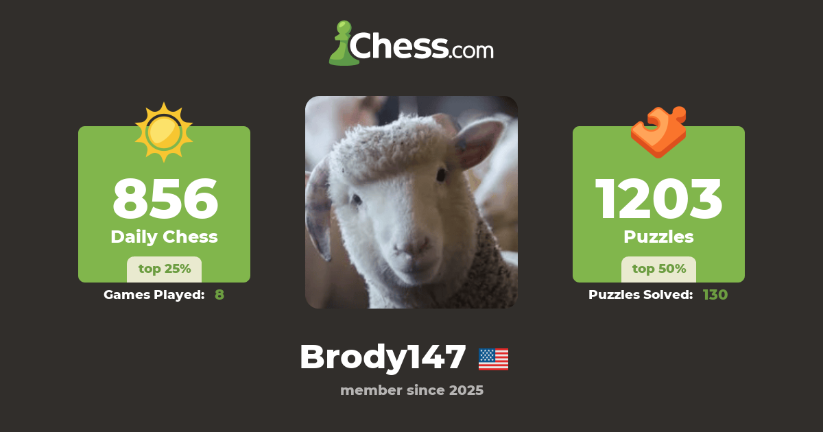 Brody Brandon (Brody147) - Chess Profile - Chess.com