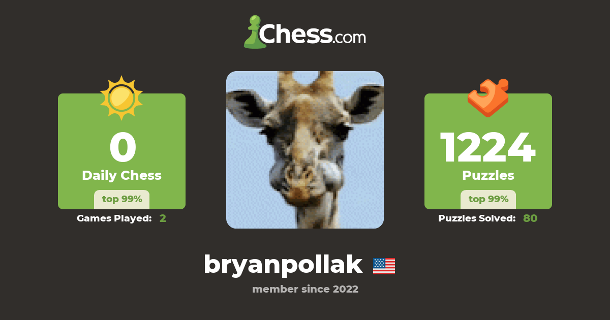 Bryan Pollak (bryanpollak) - Chess Profile - Chess.com