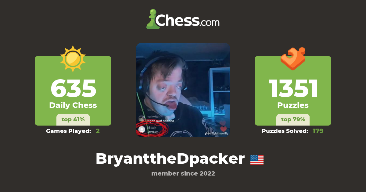 BryanttheDpacker - Chess Profile - Chess.com