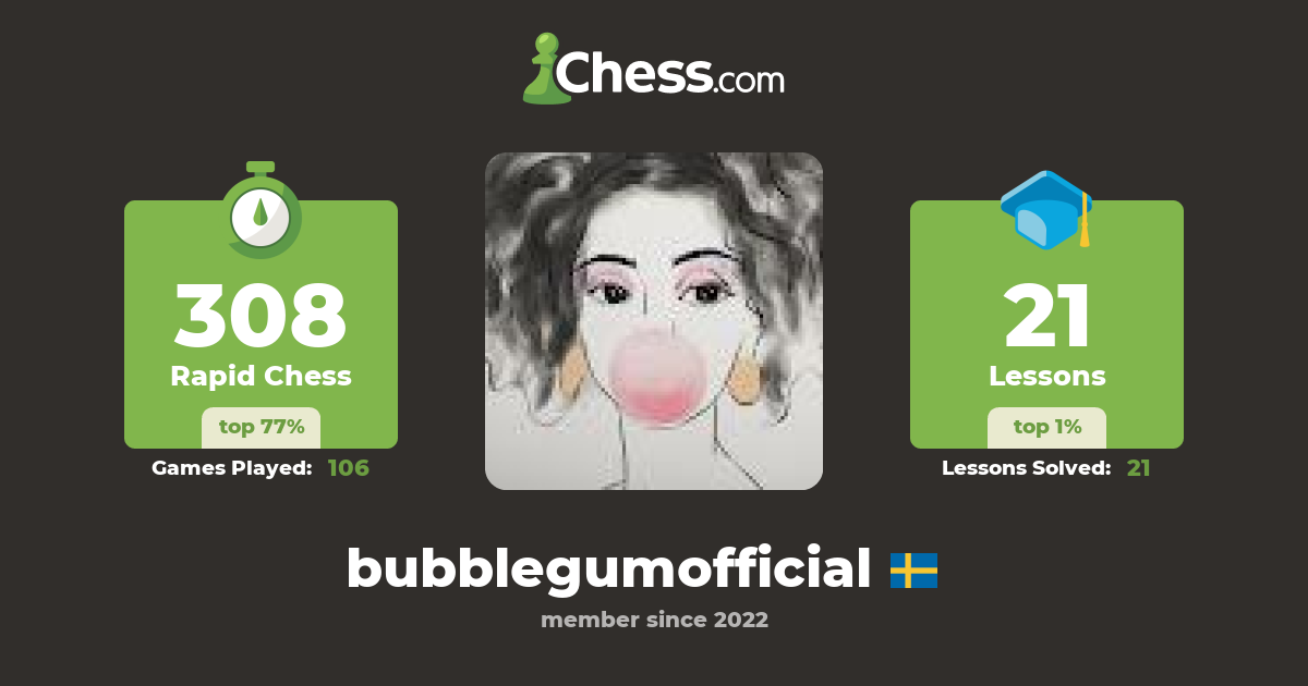 Bubblegum Official (bubblegumofficial) - Chess Profile - Chess.com