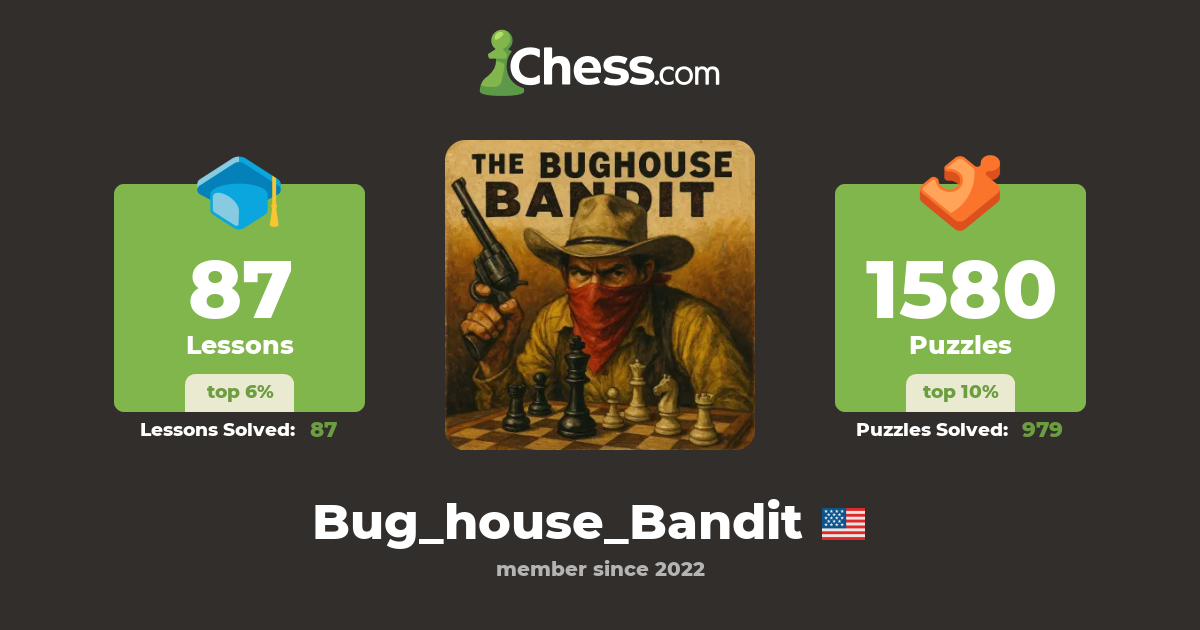 In Chess Dot Com Jail (Bug_house_Bandit) - Chess Profile - Chess.com