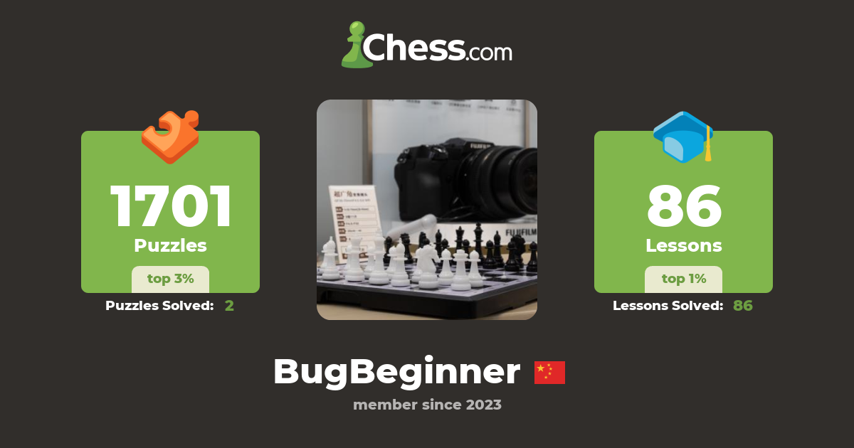 BugBeginner - Chess Profile - Chess.com