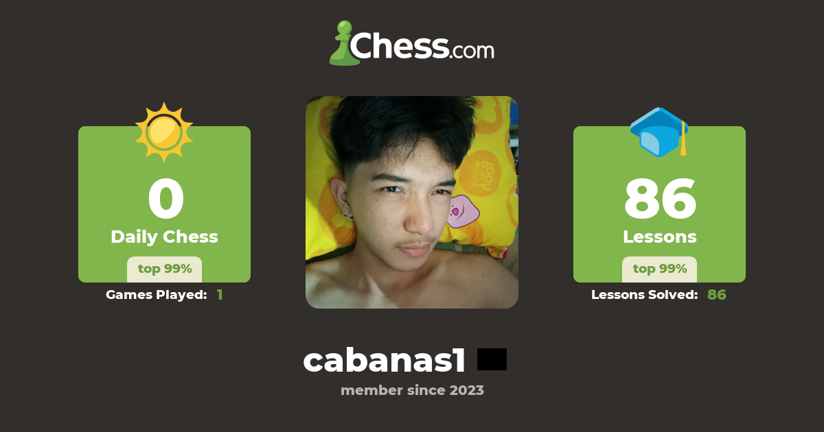 Christian Jay Ogocierda Cabañas (cabanas1) - Chess Profile - Chess.com