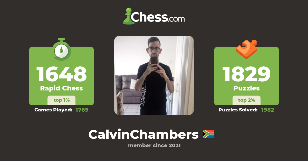 Calvin Chambers (CalvinChambers) - Chess Profile - Chess.com
