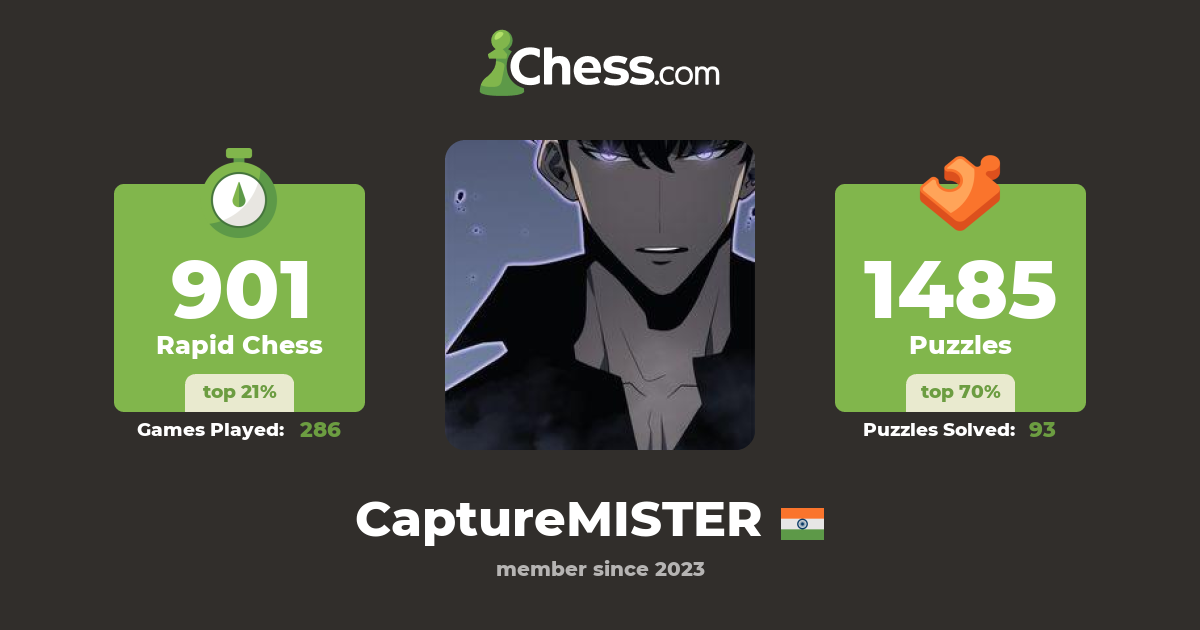 Shadow Monarch (CaptureMISTER) - Chess Profile - Chess.com