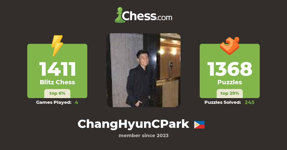 Chang Hyun Park (ChangHyunCPark) - Chess Profile - Chess.com