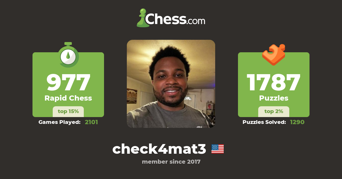 Cedrick Davis jr (check4mat3) - Chess Profile - Chess.com