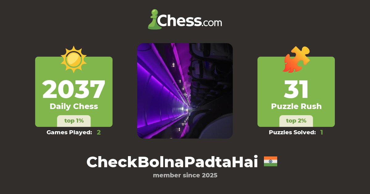 CheckBolnaPadtaHai - Chess Profile - Chess.com
