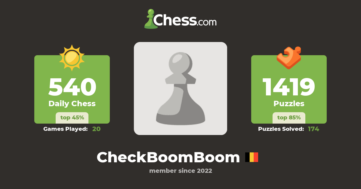 CheckBoomBoom - Chess Profile - Chess.com