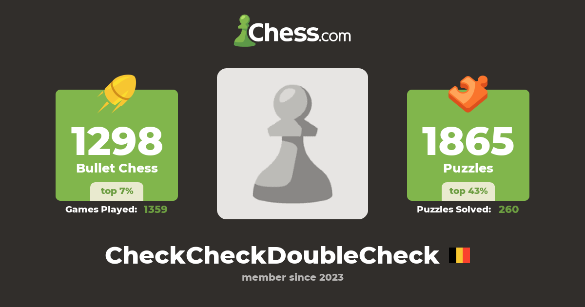 CheckCheckDoubleCheck - Chess Profile - Chess.com