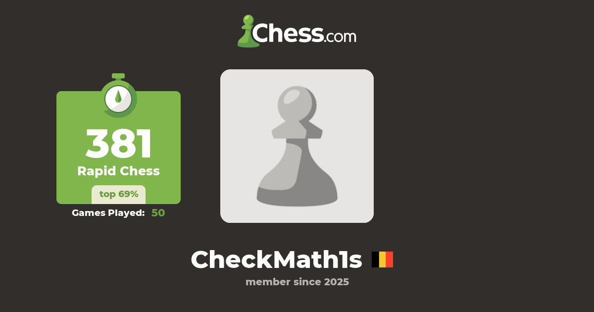 CheckMath1s - Chess Profile - Chess.com