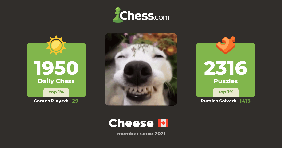 Chess YouTuber (Cheese) - Chess Profile - Chess.com