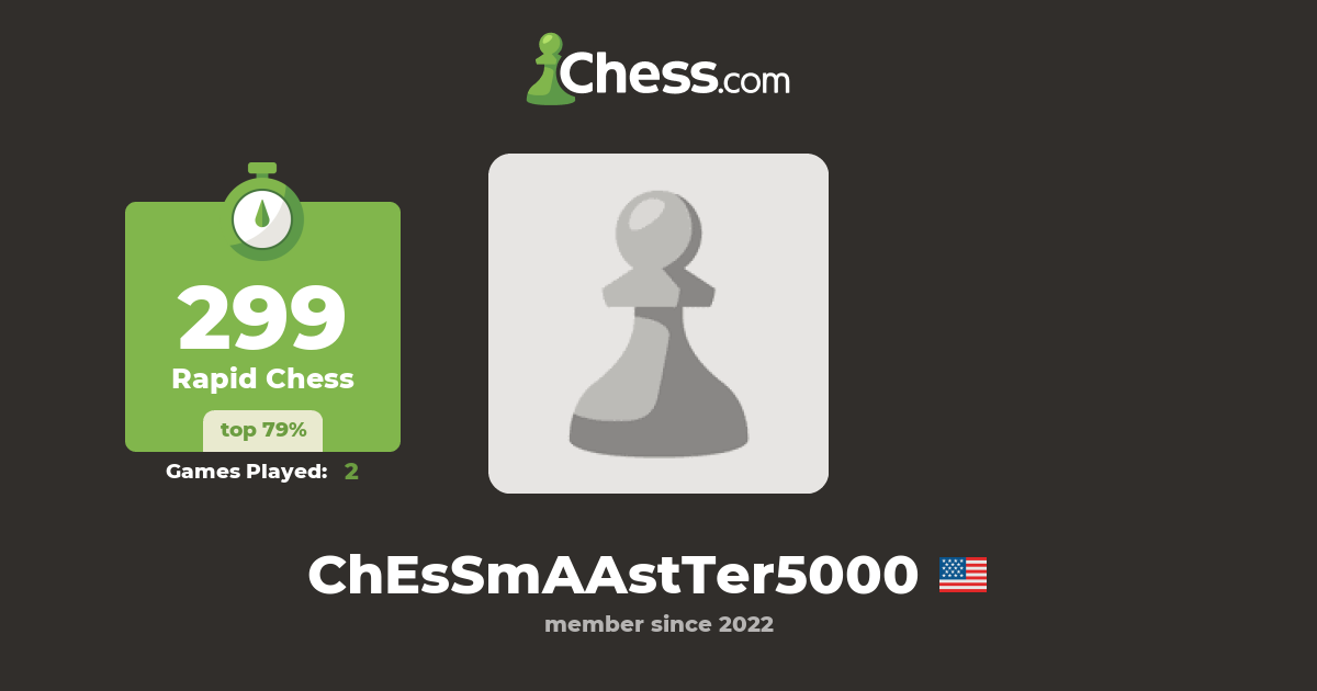 ChEsSmAAstTer5000 - Chess Profile - Chess.com