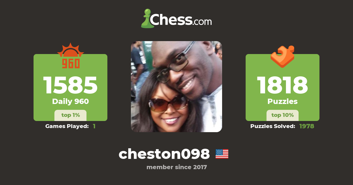 Cheston Bulgin (cheston098) - Chess Profile - Chess.com