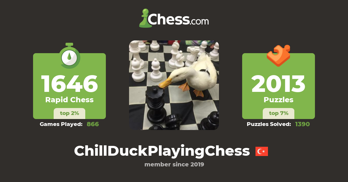 berkay kılıç (ChillDuckPlayingChess) - Chess Profile - Chess.com
