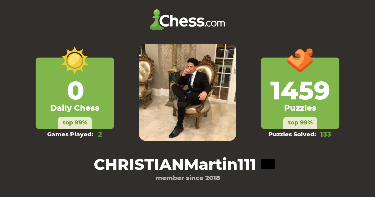 Christian Martin (CHRISTIANMartin111) - Chess Profile - Chess.com