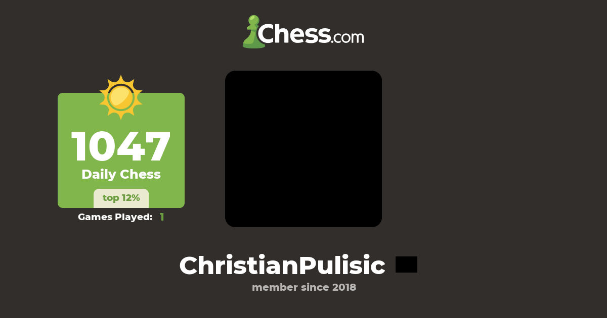 ChristianPulisic - Chess Profile - Chess.com