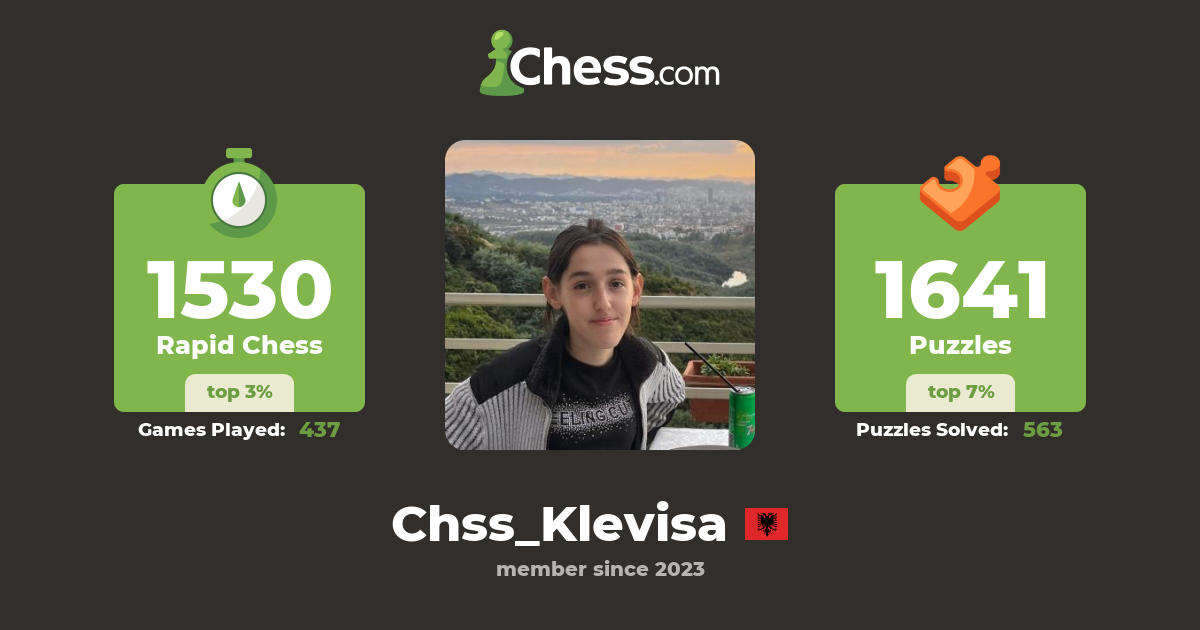 Klevisa B. (Chss_Klevisa) - Chess Profile - Chess.com