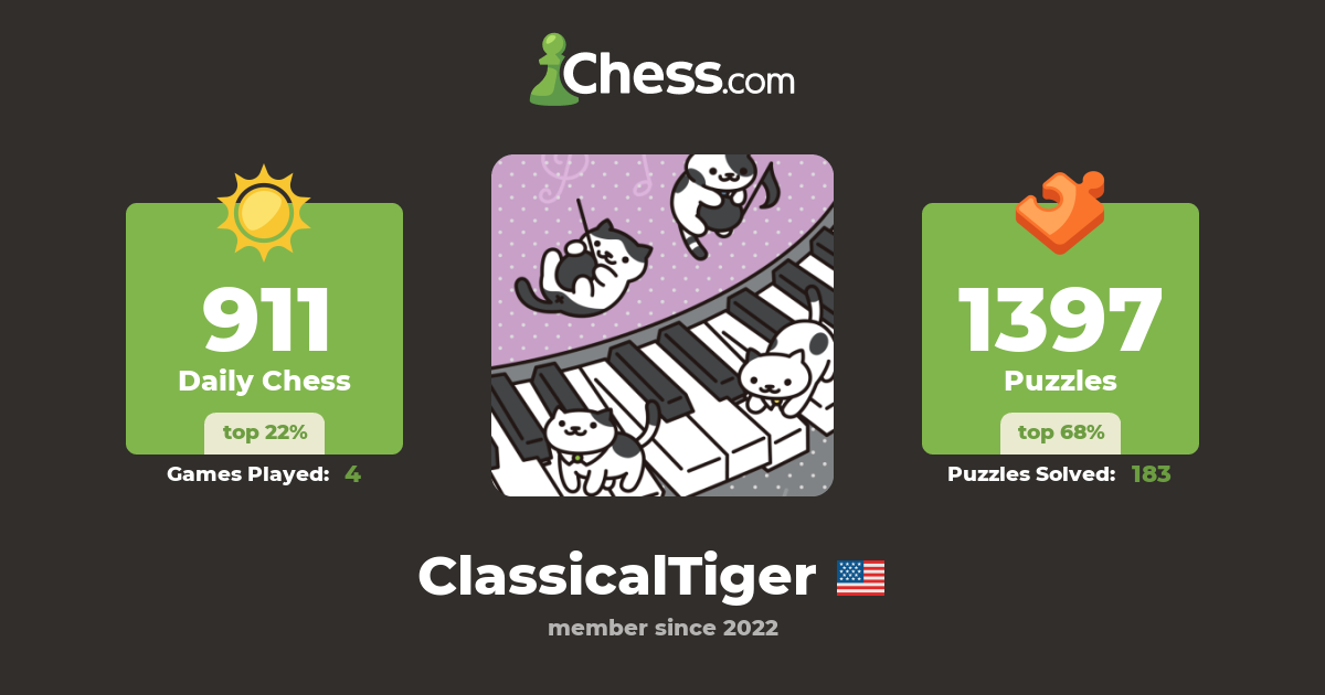 William Harrison (ClassicalTiger) - Chess Profile - Chess.com