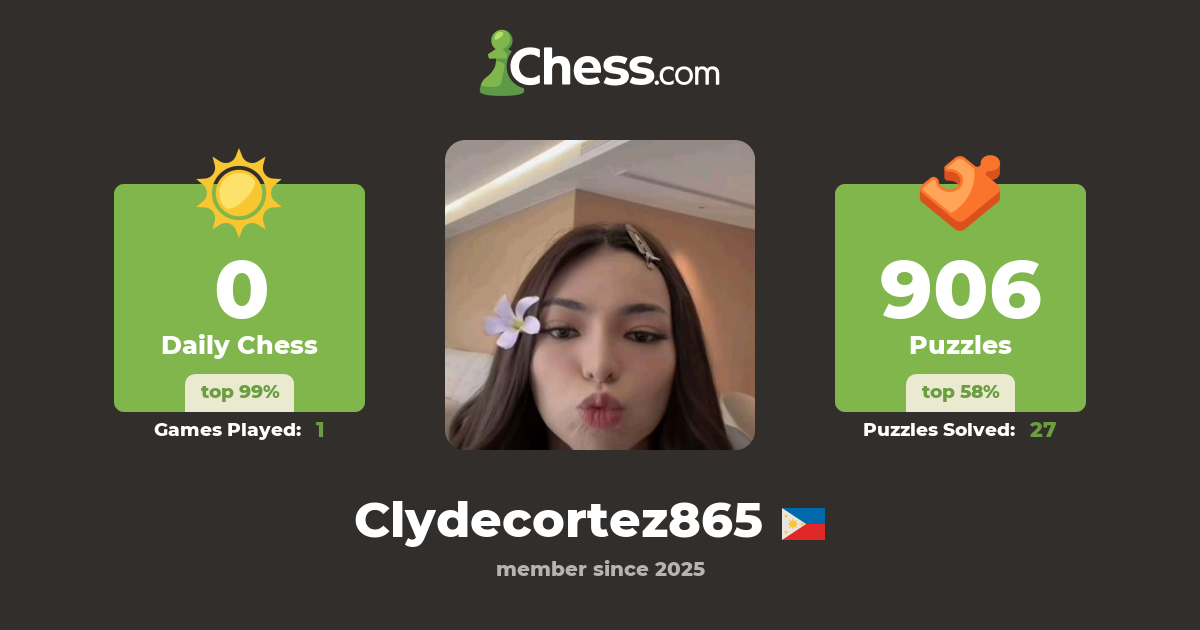 Clydecortez865 - Chess Profile - Chess.com