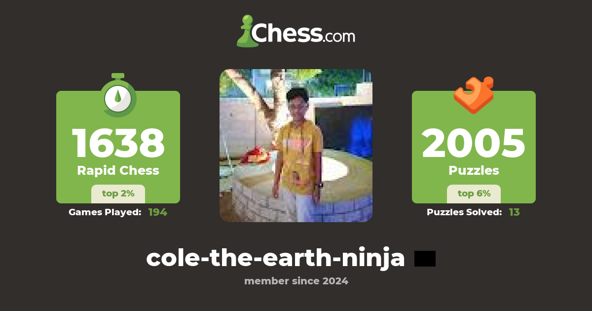 AnanthaSai Thota (cole-the-earth-ninja) - Chess Profile - Chess.com