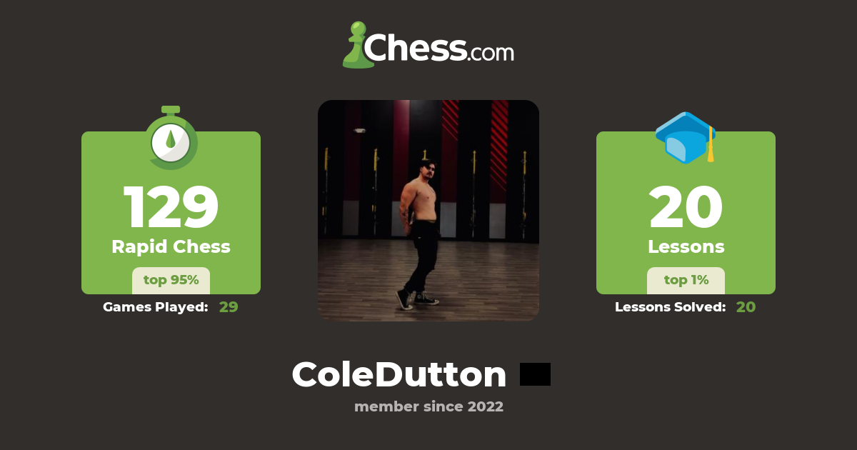 Cole Dutton (ColeDutton) - Chess Profile - Chess.com