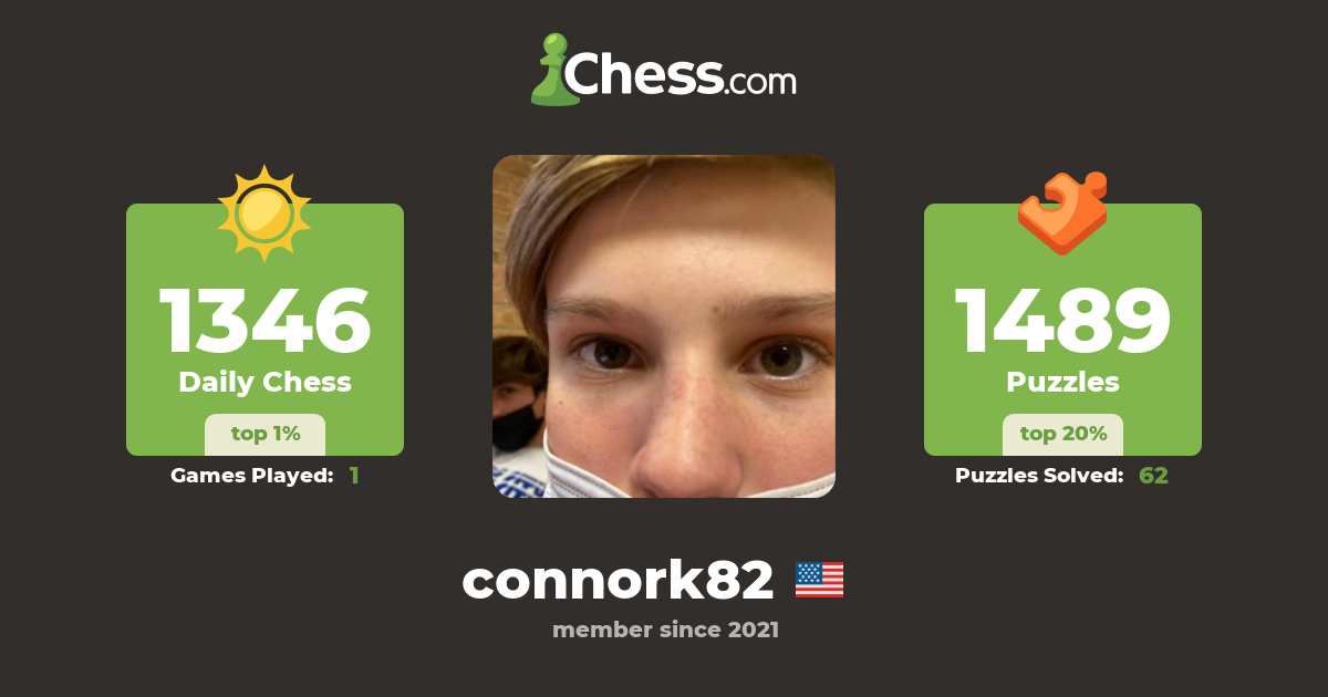 Connor Kernan (connork82) - Chess Profile - Chess.com
