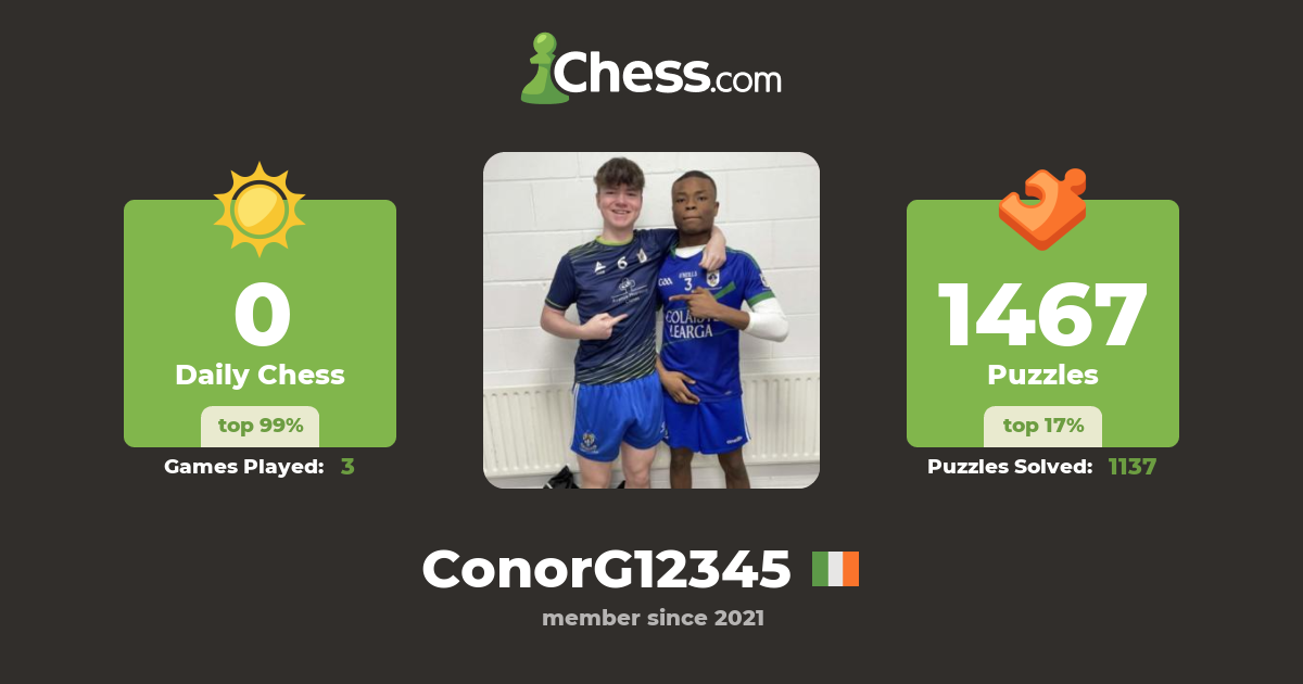 Conor (ConorG12345) - Chess Profile - Chess.com