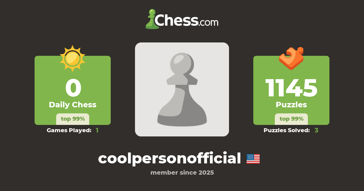 coolpersonofficial - Chess Profile - Chess.com