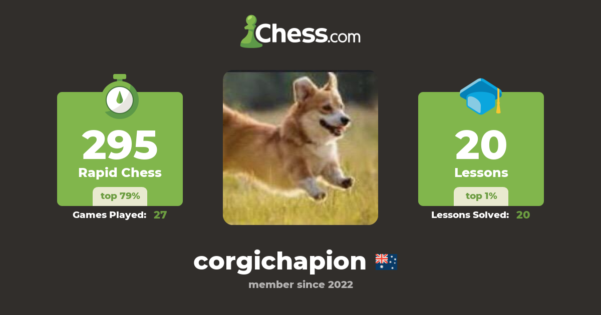 Ryan Sendi (corgichapion) - Chess Profile - Chess.com