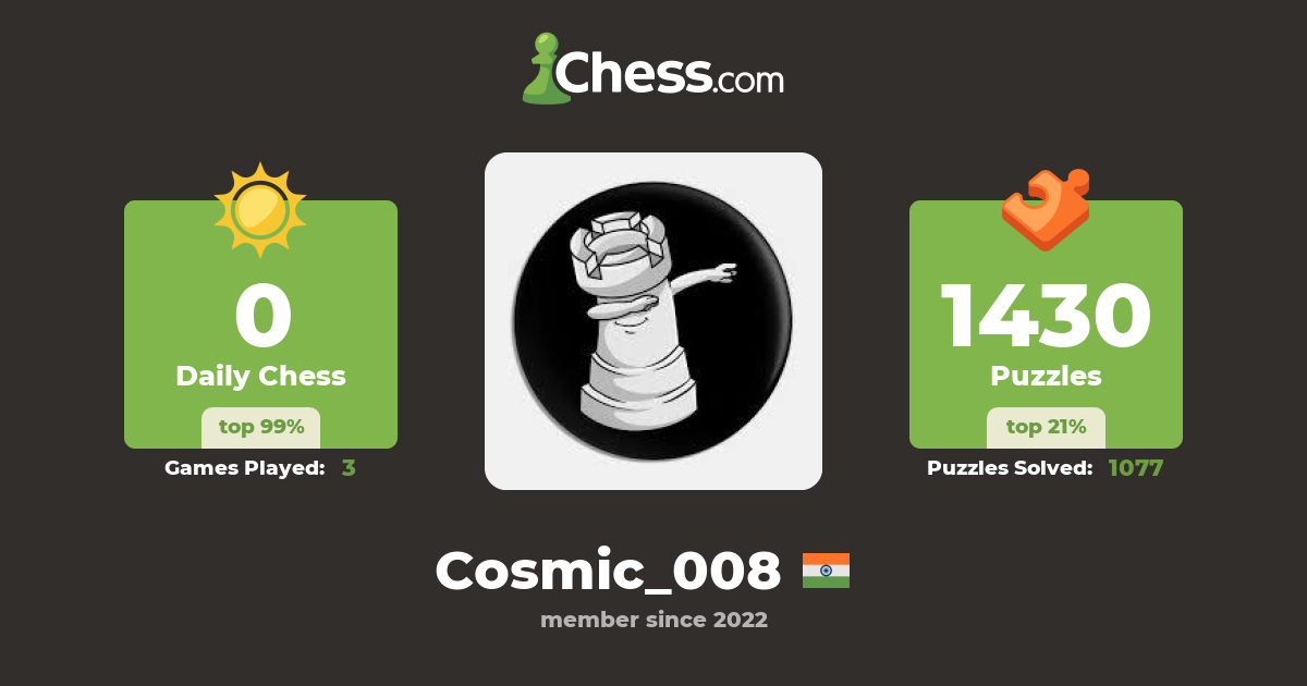 Cosmic_008 - Chess Profile - Chess.com